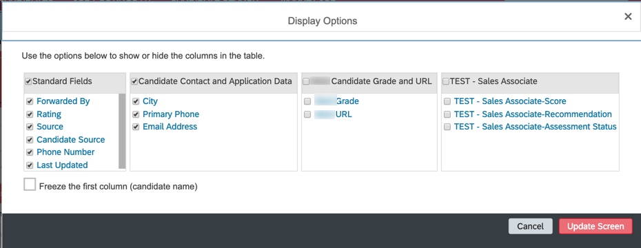 SAP SuccessFactors Recruiting Candidate Display Options Tips ...