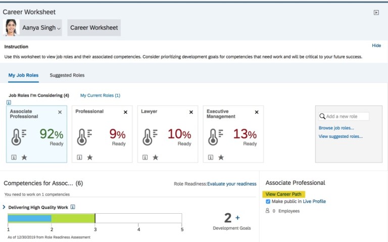 Configuring the SuccessFactors Career Path – Worklogix Blog