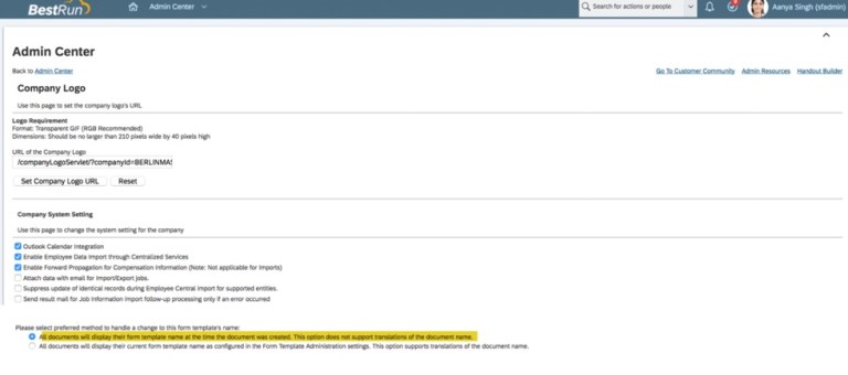 Implementing the SuccessFactors Role Readiness Assessment Form ...