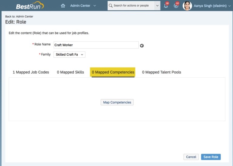 Implementing the SuccessFactors Role Readiness Assessment Form ...