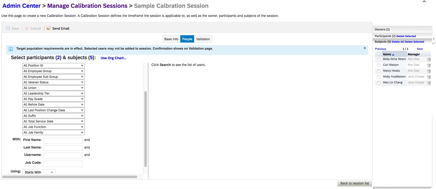 SAP SuccessFactors Calibration Part III – Create Calibration Sessions ...