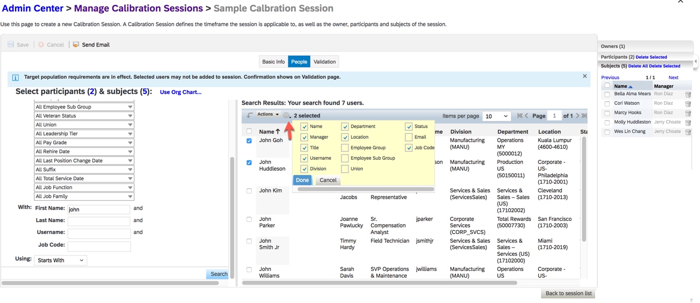 SAP SuccessFactors Calibration Part III – Create Calibration Sessions ...