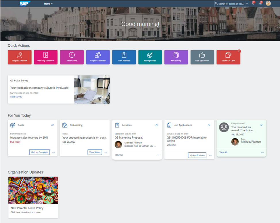H2 2020 SAP SuccessFactors Release Latest Goal Management Features and ...