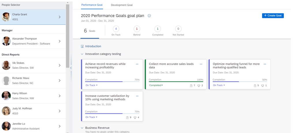 H2 2020 SAP SuccessFactors Release Latest Goal Management Features and ...