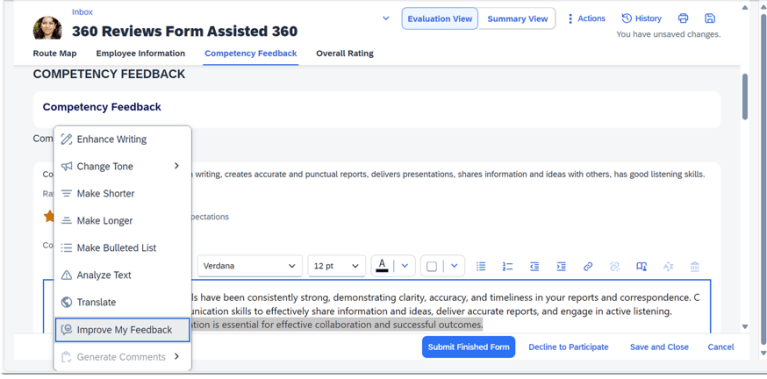 Highlights of SAP SuccessFactors 360 Reviews for 2H 2024 – Worklogix Blog