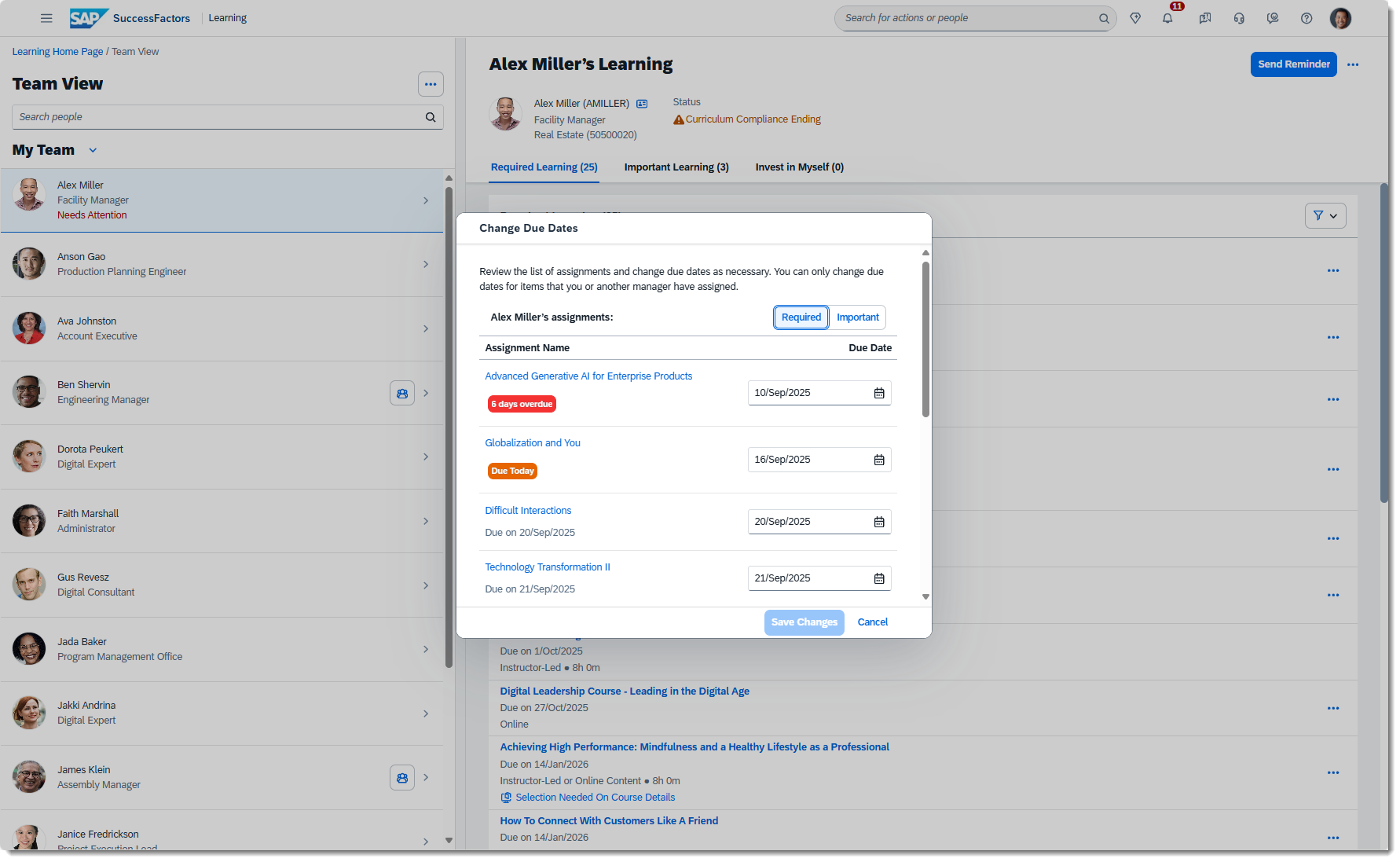 2H 2025 SAP SuccessFactors Learning Management System Updates ...