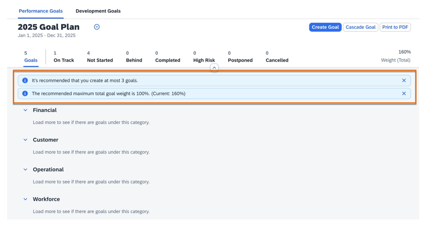 Highlights of SAP Successfactors Performance Management for 2H 2025 ...