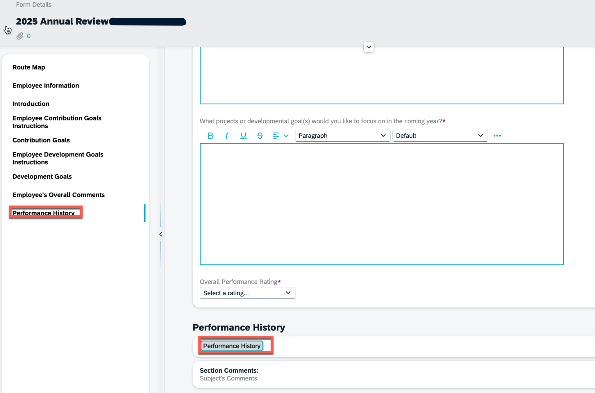 Highlights of SAP Successfactors Performance Management for 2H 2025 ...