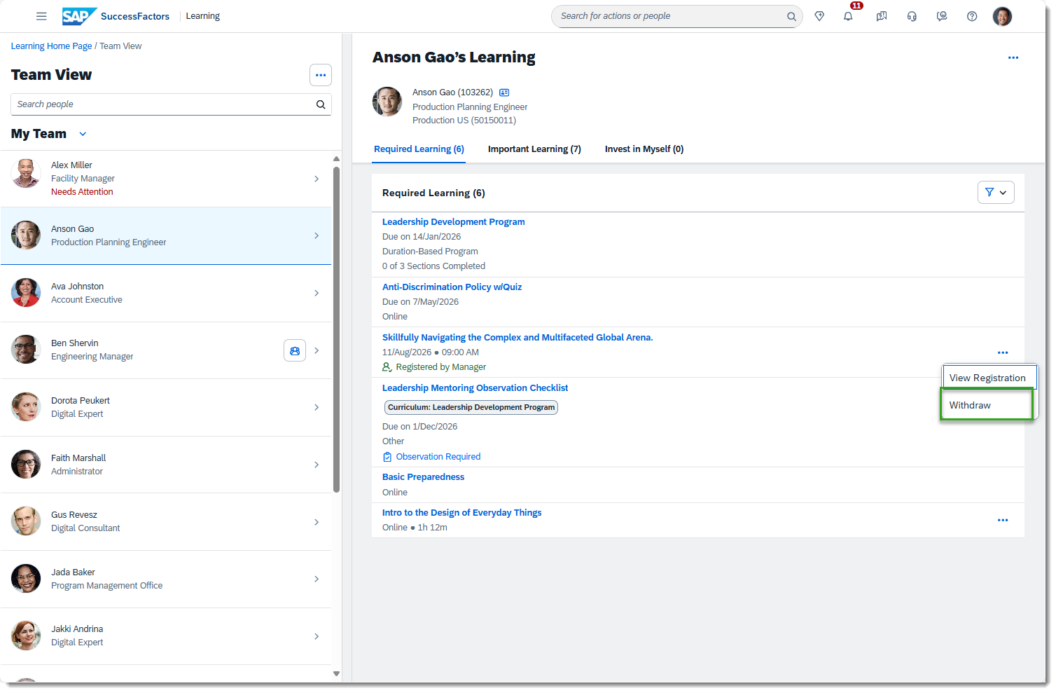 2H 2025 SAP SuccessFactors Learning Management System Updates ...