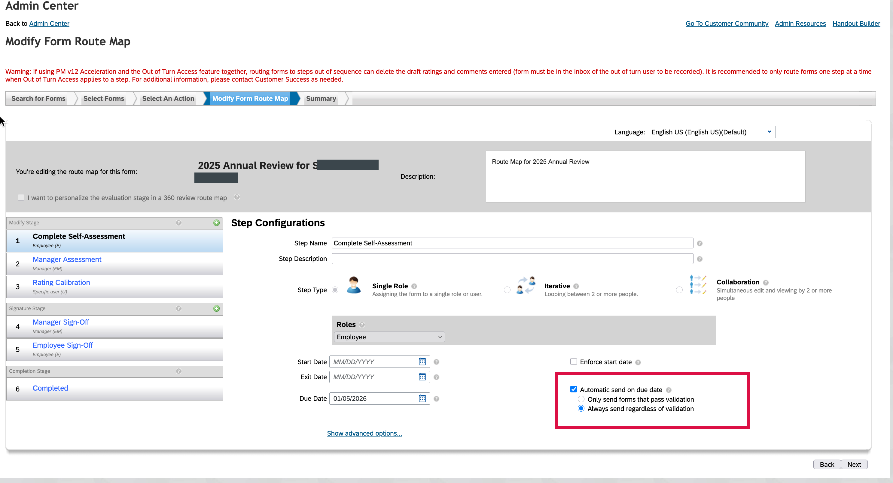 SAP SuccessFactors Performance Management Auto Route Form Gotchas ...