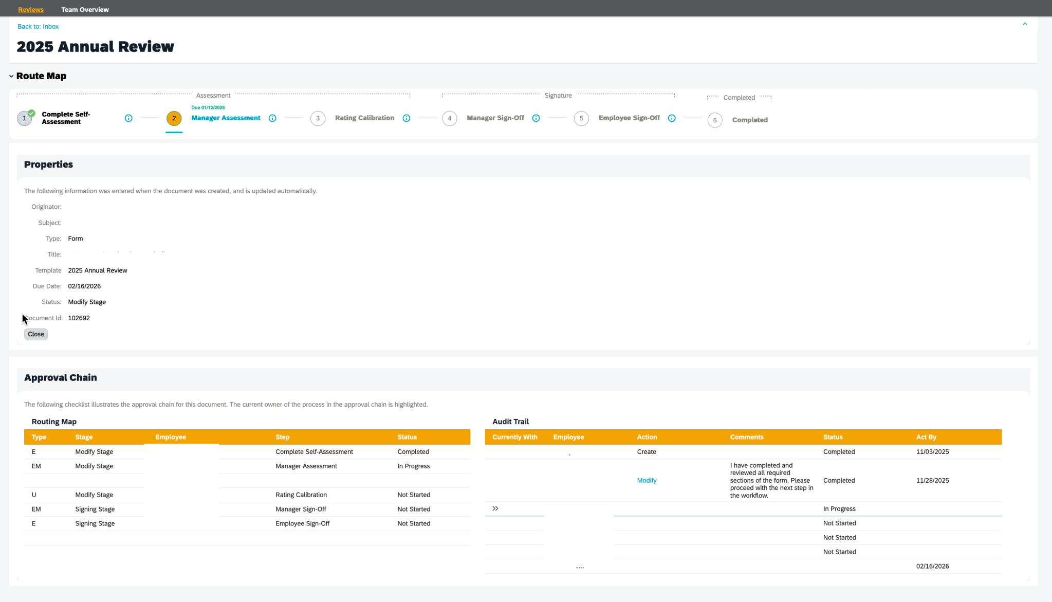 SAP SuccessFactors Performance Management Form Audit Trail – Worklogix Blog